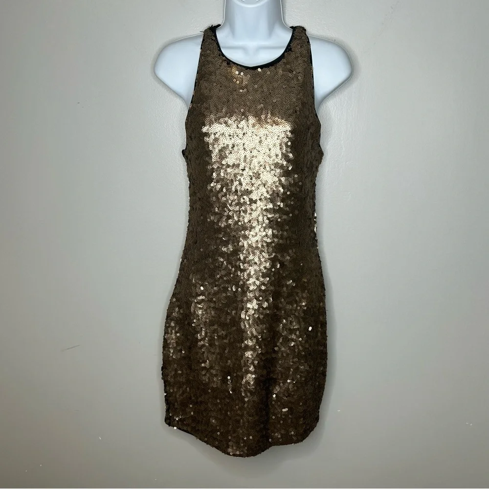 Dynamite | Dresses | Dynamite Robe A Paillettes Sleeveless Bodycon ...